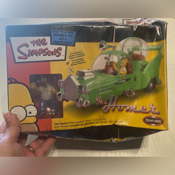 Simpsons | Toys | Vintage The Simpsons The Homer Model Kit Snap ...